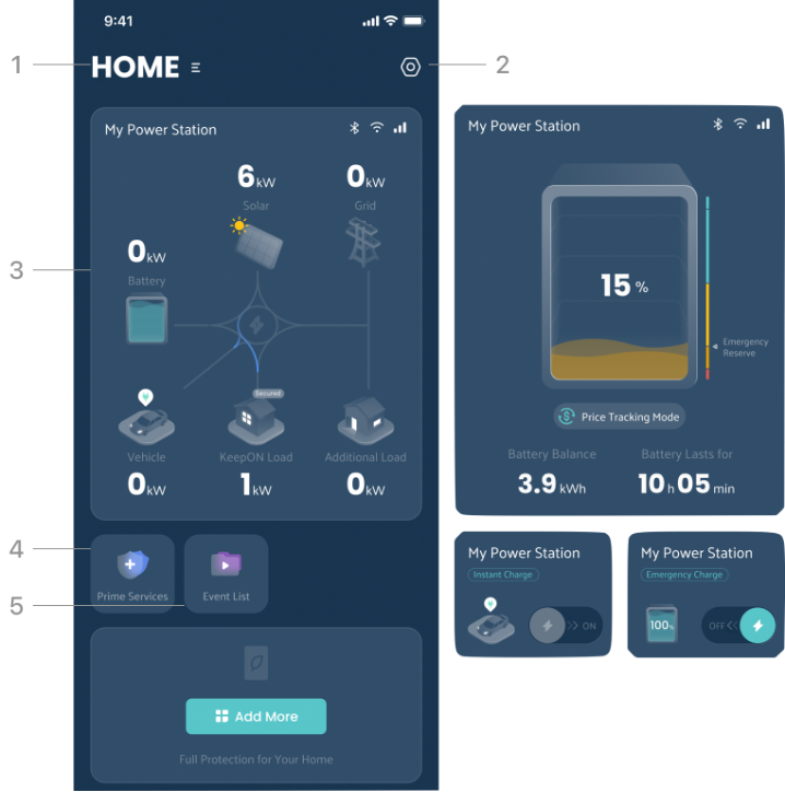 Home Screen Navigation – Emaldo® Support